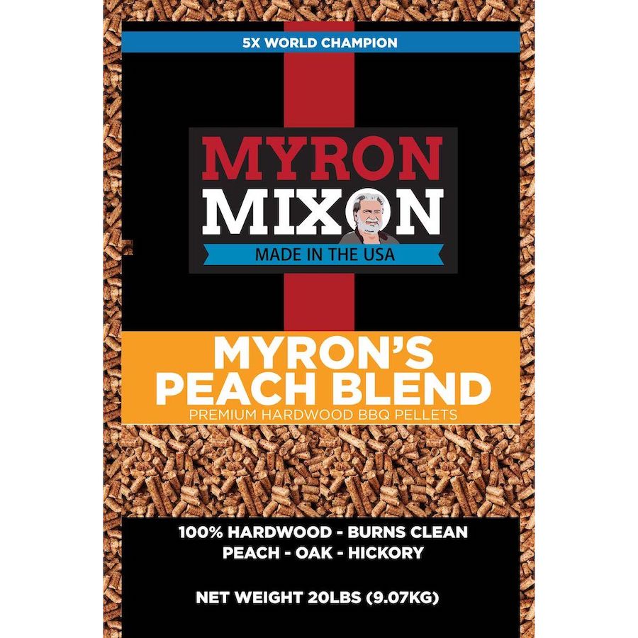 Myron Mixon BBQ Pellets Peach Blend 9kg – The Barbecue Company